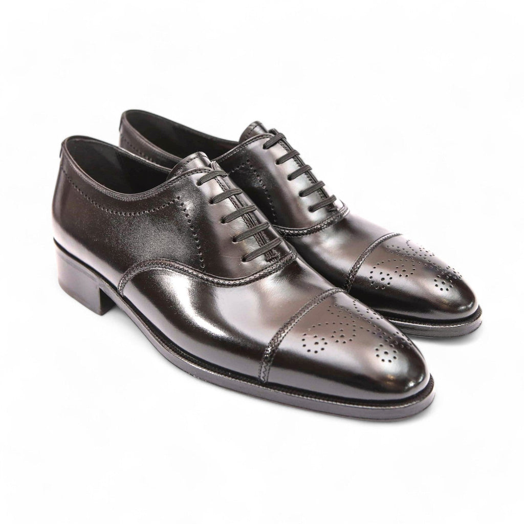 Artioli Corrado Men's Luxury Italian Shoes Calf-Skin Leather Cap-Toe ...
